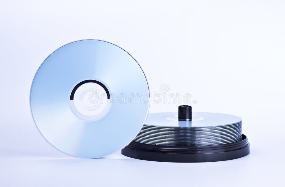 Stack of printable discs stock photo. Image of media - 11666794