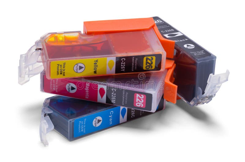 Stack of Printer Ink stock photo. Image of cartridges - 279818002