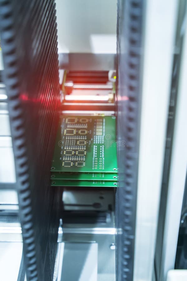 Produced Printed Circuit Boards Stock Photo - Image of business ...