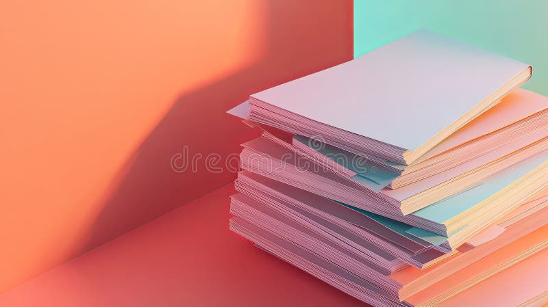 A Stack of Proposal Documents with Neatly Clipped Pages, Ready for a ...
