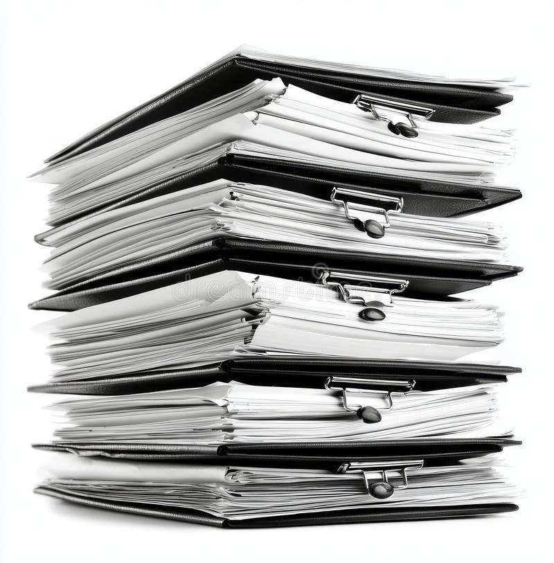 A Stack of Publication Book Pages. Stock Photo - Image of cutout, book ...