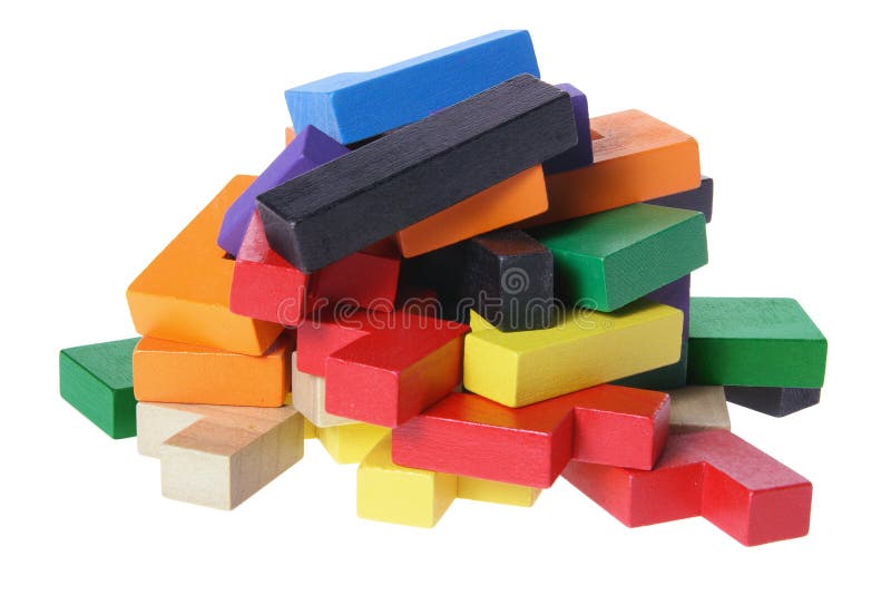 Stack of Puzzle Pieces stock photo. Image of still, shape - 21496068