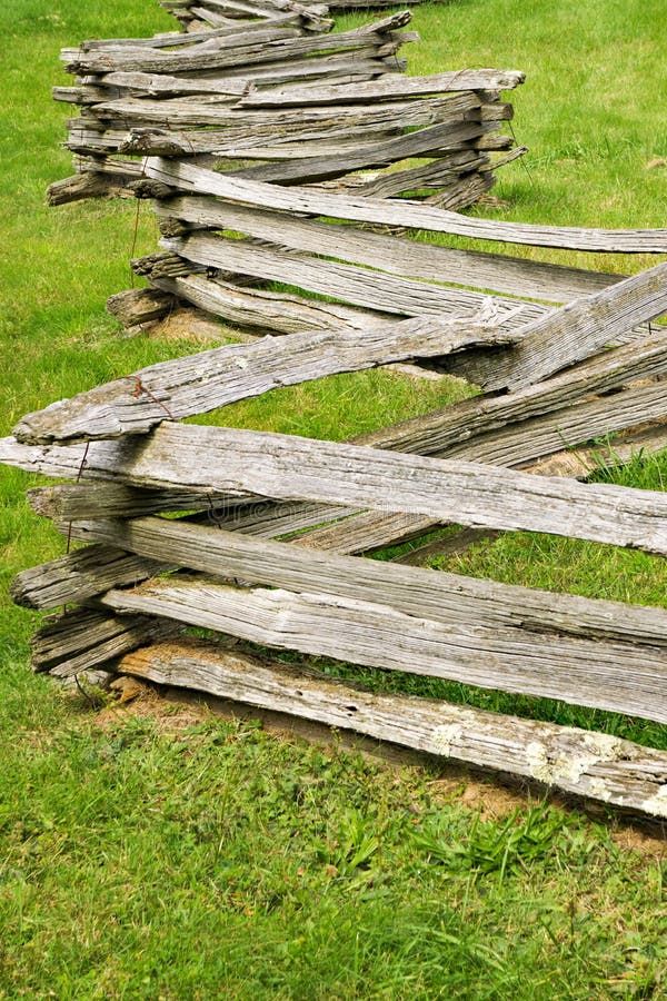 Stack Rail Fence in the Blue Ridge Mountains Stock Photo - Image of ...