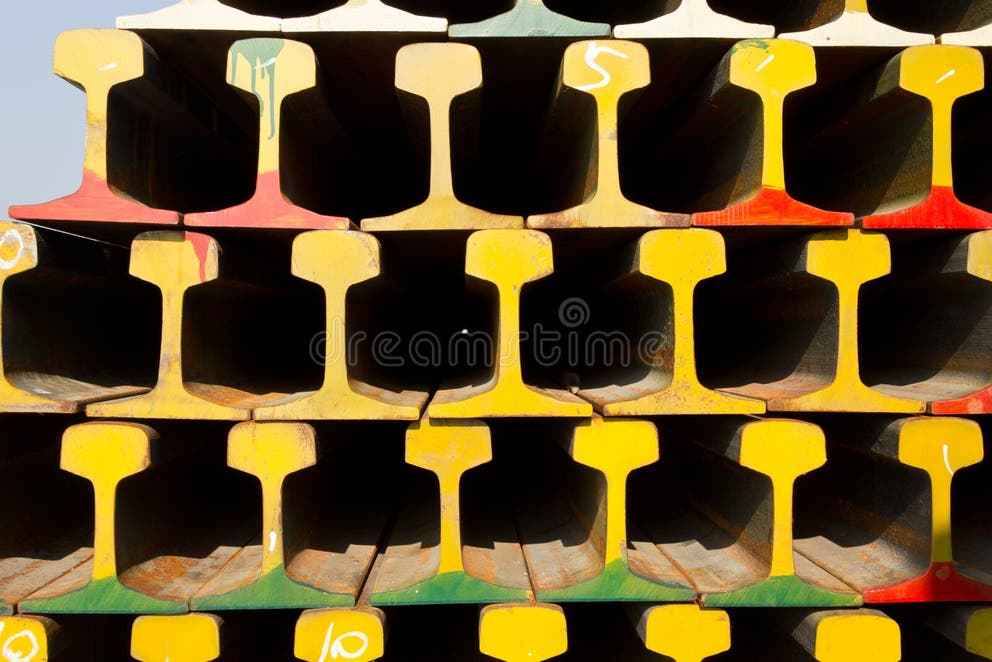 Stack of railway stock image. Image of sleepers, store - 29118235