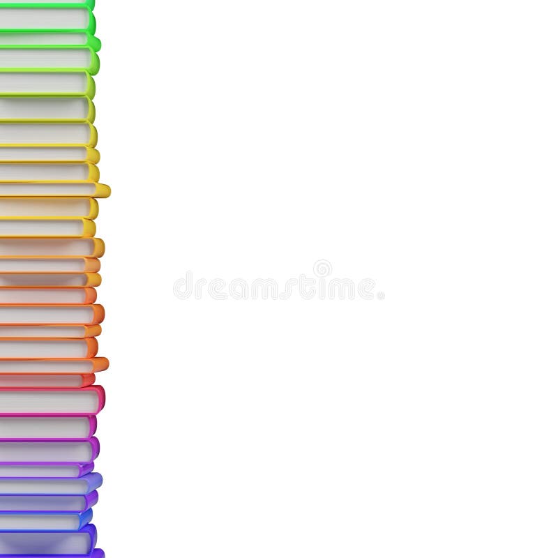 Rainbow Book Stack Stock Illustrations – 571 Rainbow Book Stack Stock ...