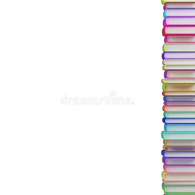 Stack of Rainbow or Spectrum Gradient Colored Hardcovered Books from ...