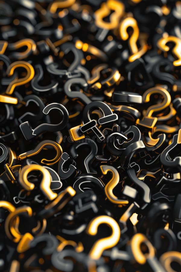 A Stack of Random Black and Gold Letters. Perfect for Design Projects ...