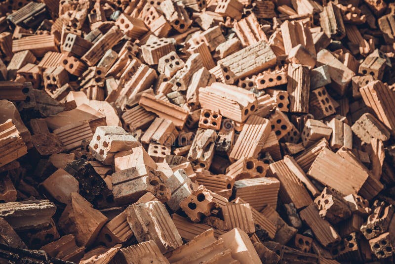 Stack of Raw Bricks Texture Stock Photo - Image of architecture, nature ...