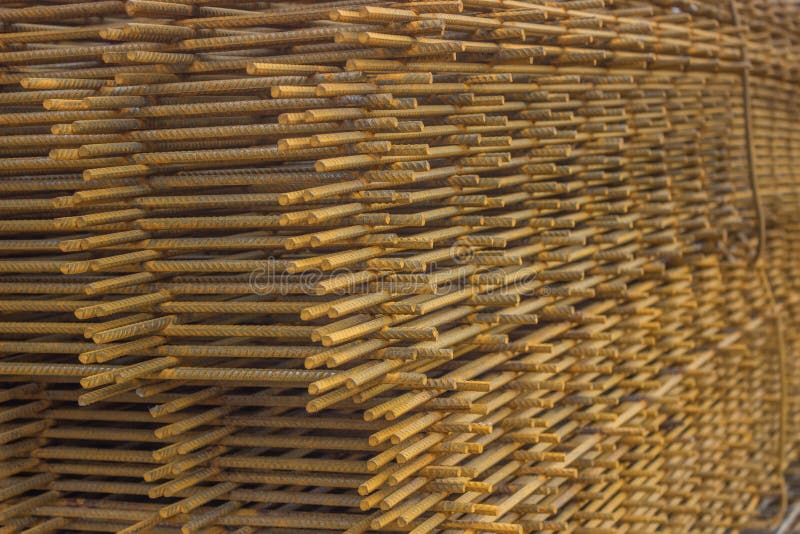Stack of rebar grids 3 stock image. Image of grey, metallic - 41260277