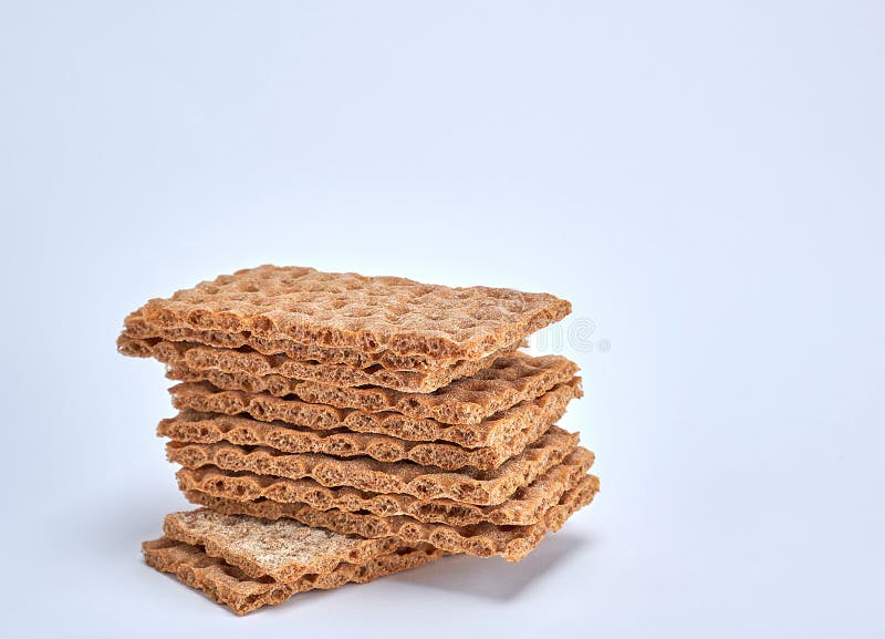 A Stack of Rectangular Snack Bars on a White Background Stock Image ...
