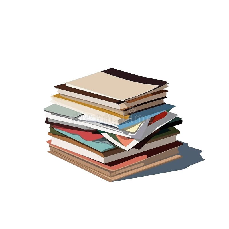 Stack of Recycled Paper Vector Flat Isolated Illustration Stock Vector ...