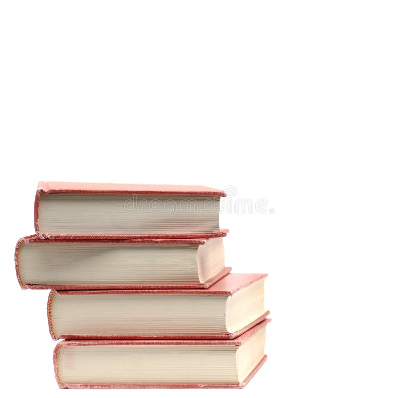Stack of Red Books stock image. Image of hardcover, learning - 10485037