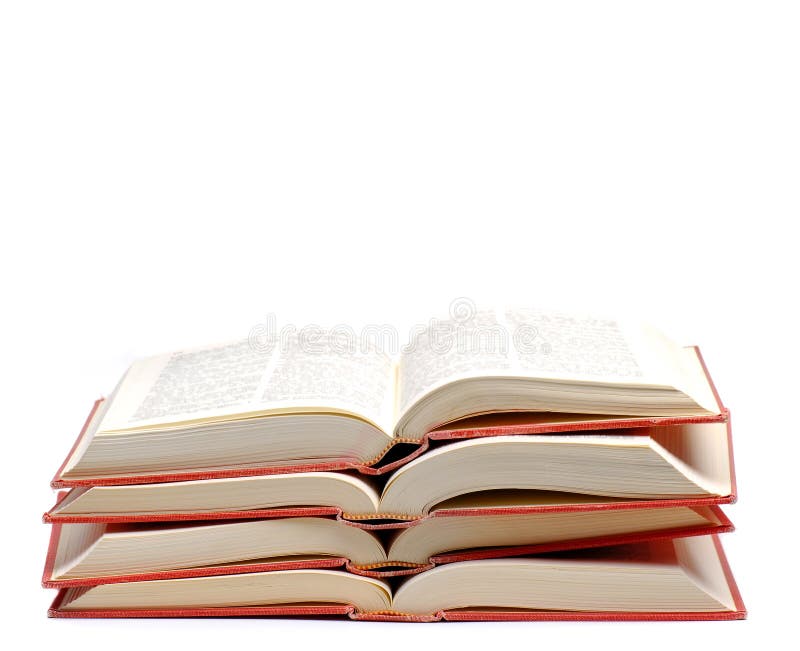 Stack of Red Books stock photo. Image of dictionary, diary - 10573200