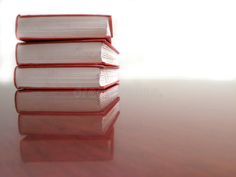 Stack of Red Books stock image. Image of hardcover, learning - 10485037