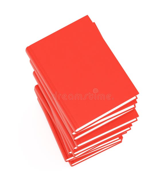 Stack of red books stock image. Image of group, collection - 43298823