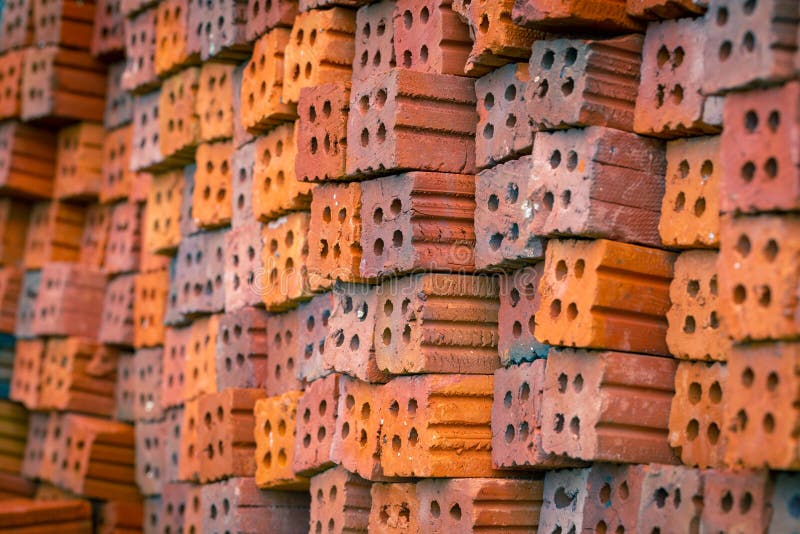 Stack the Red Bricks that are Arranged in the Background for ...