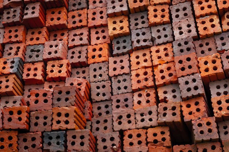 Stack the Red Bricks that are Arranged in the Background for ...