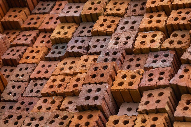 Stack the Red Bricks that are Arranged in the Background for ...