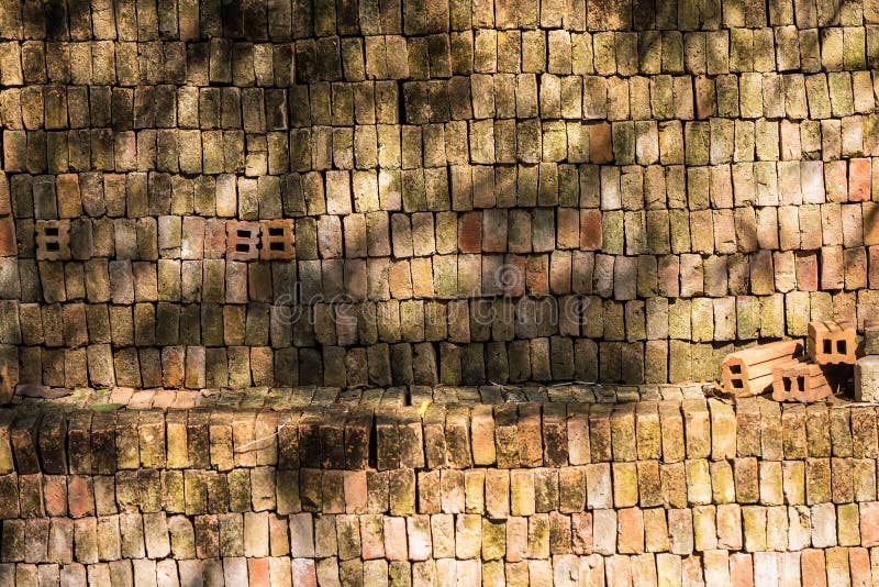 .Stack of Red Bricks, Bricks Used for Building Construction Stock Image ...