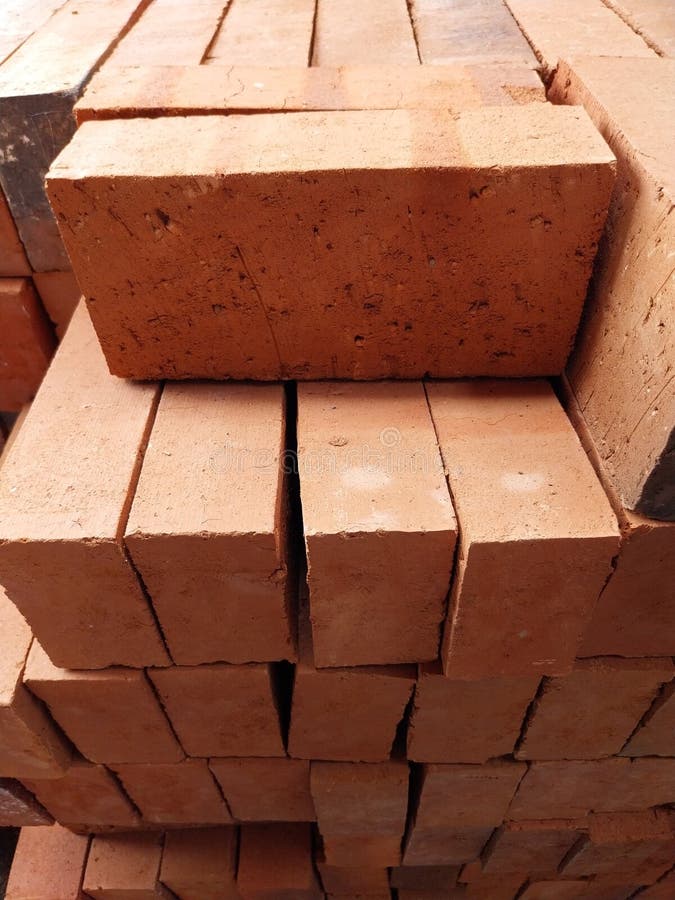 Stack of Red Bricks for Building Stock Photo - Image of bricks, stack: 377924030