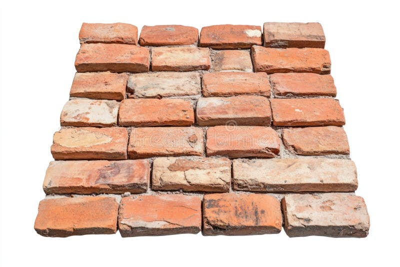 A Stack of Red Bricks Forming a Structure, Possibly Used for Building ...