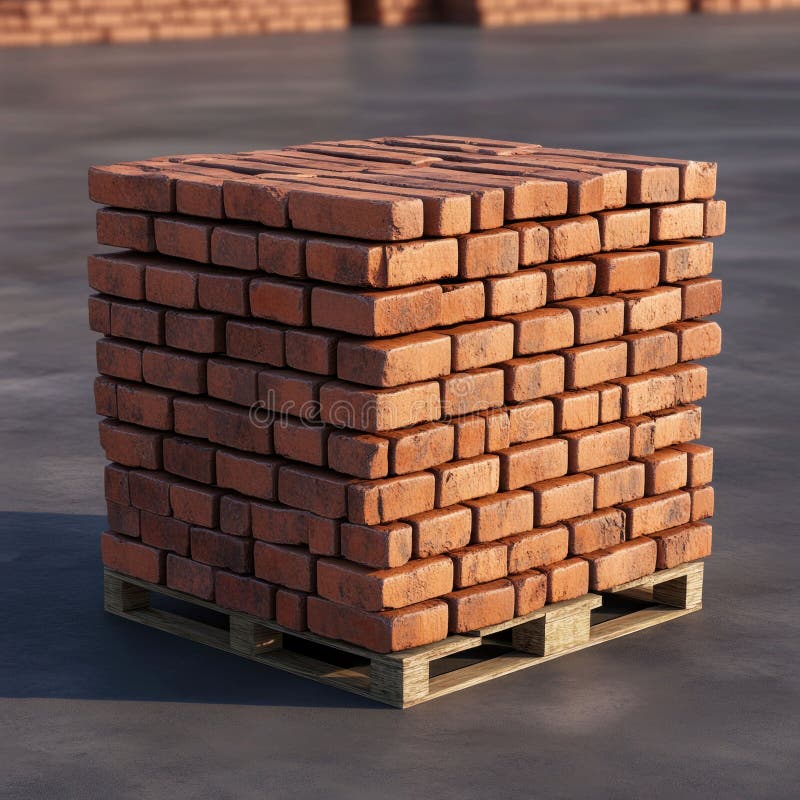 Stack Bricks Pallet Stock Illustrations – 133 Stack Bricks Pallet Stock ...