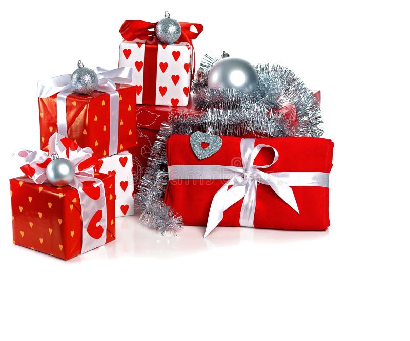 Gift Boxes Under Christmas Tree Stock Image - Image of decorative ...