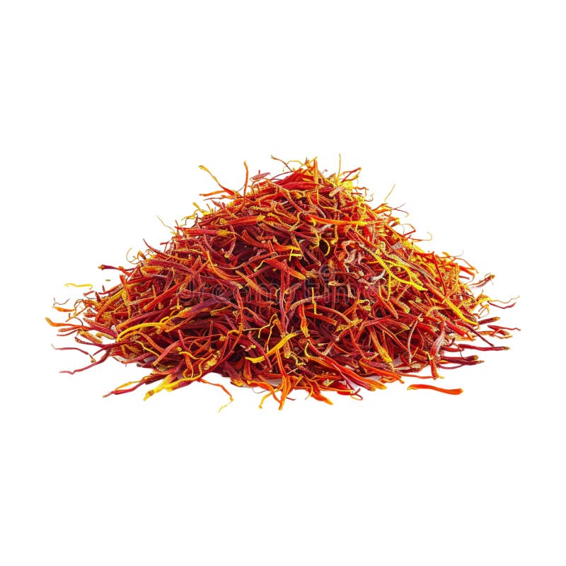 Stack of Red Saffron on Transparent Background - Ai Generated Stock ...