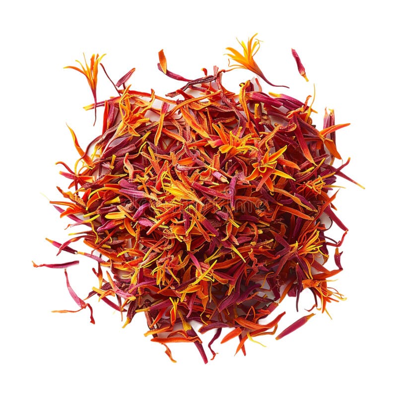 Stack of Red Saffron on Transparent Background - Ai Generated Stock ...