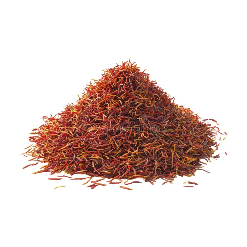 Stack of Red Saffron on Transparent Background - Ai Generated Stock ...