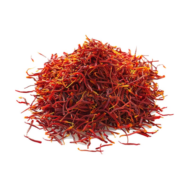 Stack of Red Saffron on Transparent Background - Ai Generated Stock ...