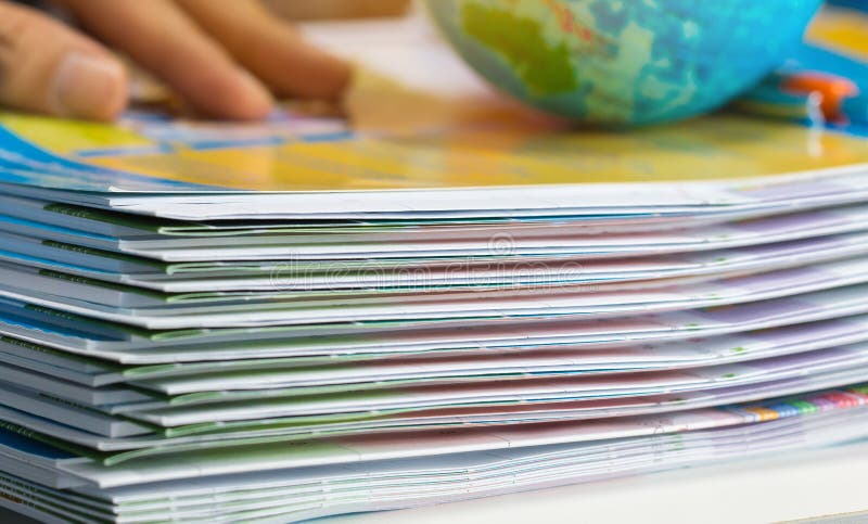 Stack of Report Paper Documents for Business Desk, Business Papers for ...