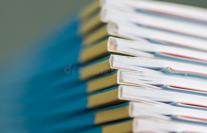 Stack of Report Paper Documents for Business Desk, Business Papers for ...