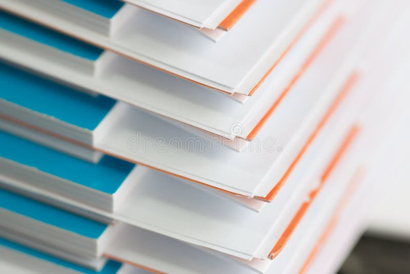 Stack of Report Paper Documents for Business Desk, Business Papers for ...