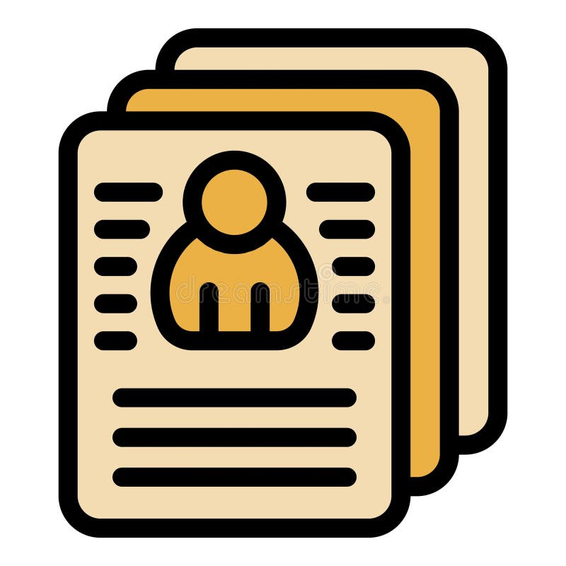 Stack of Resumes Representing Job Applicants Waiting for Interview ...