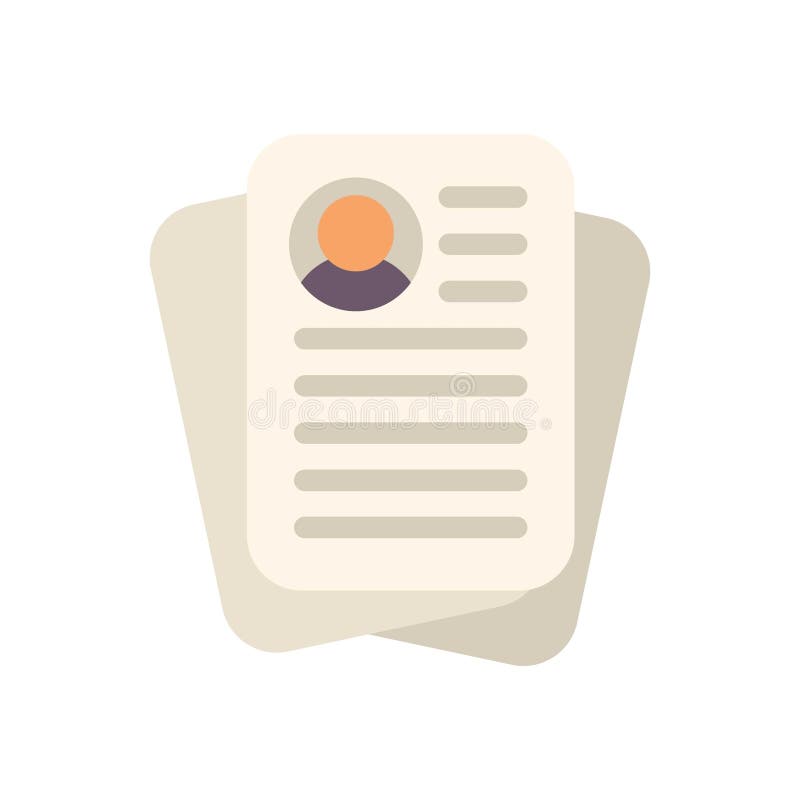 Stack of Resumes Representing Job Applications and Hiring Process Stock ...