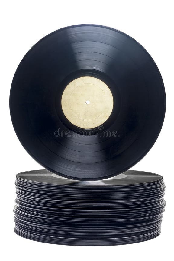 Stack of Retro Vinyl Long Play Records Stock Photo - Image of long ...
