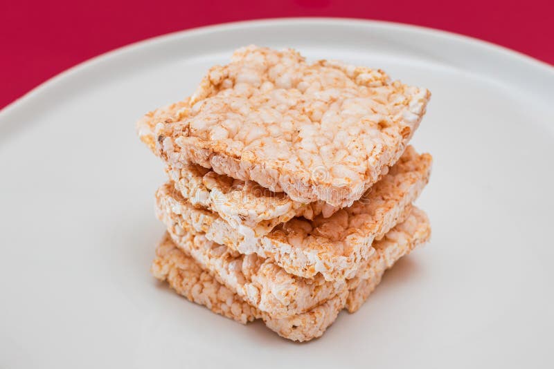 A Stack of Rice Cakes stock image. Image of crispy, cracker - 263296681