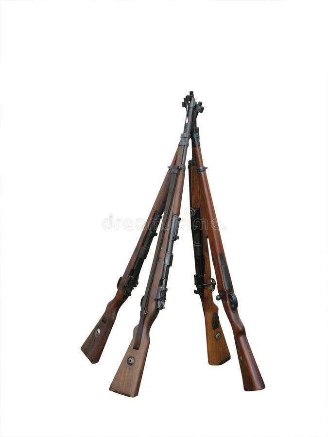Stack of rifles stock photo. Image of defense, range - 13492218