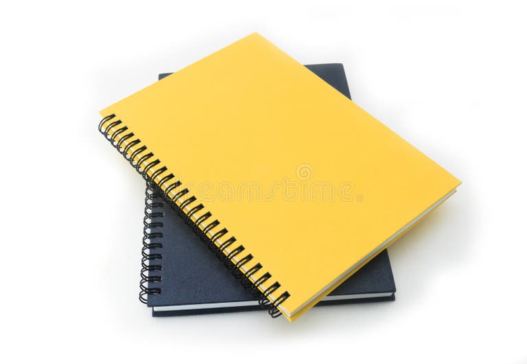 Stack of Ring Binder Book or Notebook Stock Image - Image of page ...