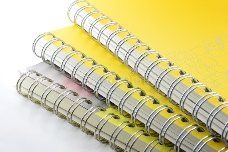 Ring Binder Book or Notebook with Pen Stock Image - Image of paper ...