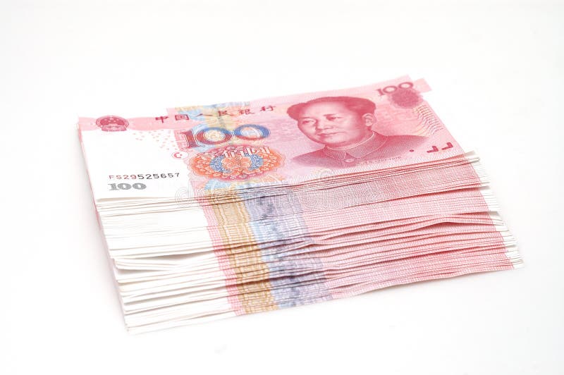 Stack RMB cash stock photo. Image of chinese, government - 8077338