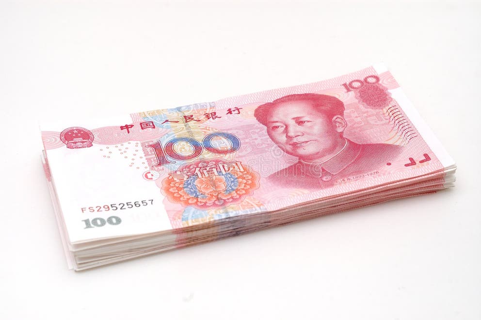 Stack RMB cash stock image. Image of government, chinese - 8077345