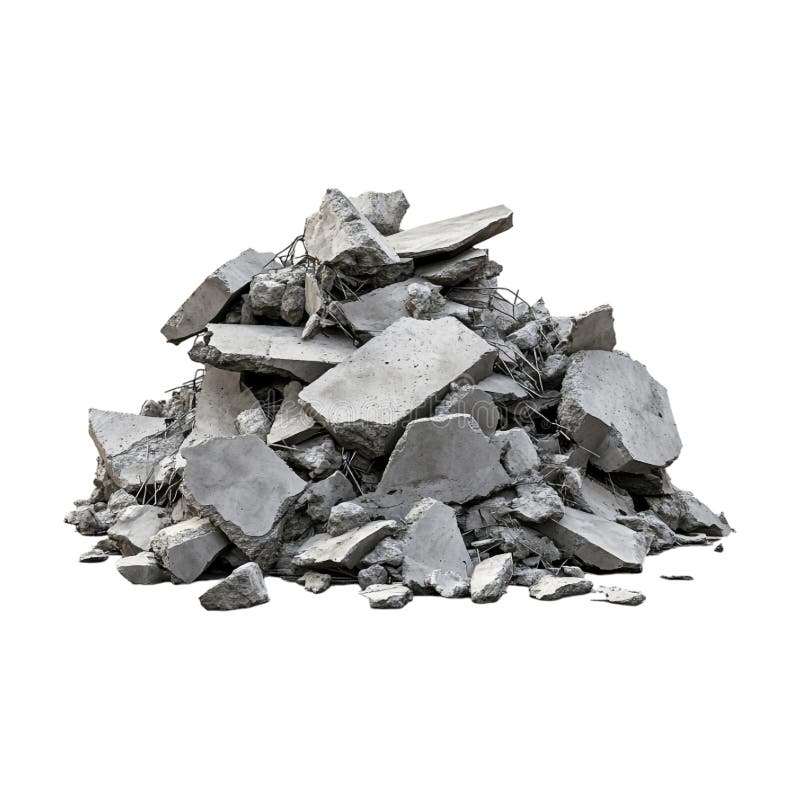 Stack of Rock Pieces on Transparent Background - Ai Generated Stock ...