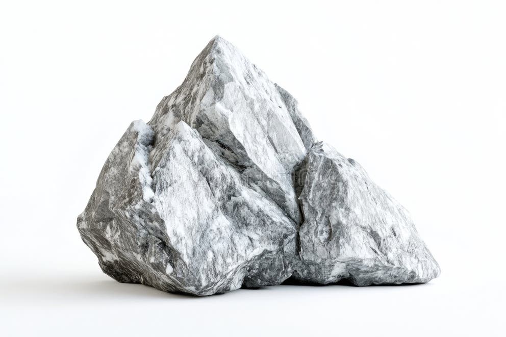 A Stack of Rocks on a Clean White Surface, Great for Backgrounds or ...