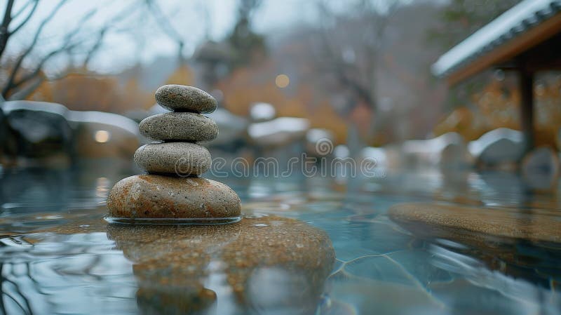 Stack of Rocks on Pool stock photo. Image of nature - 315312536