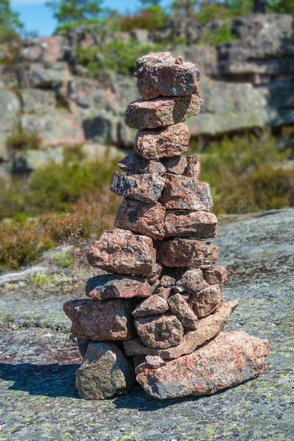 Stack of rocks stock photo. Image of rock, heap, stones - 60875898
