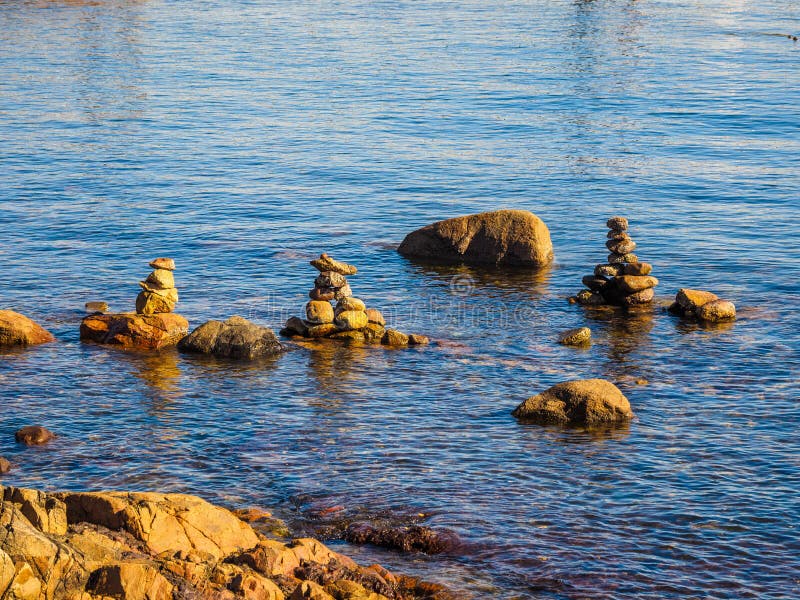 Stack of rocks in water stock image. Image of traditional - 105669289