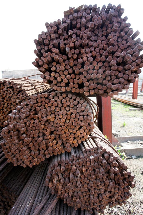 Stack of rods or bars stock image. Image of burnish, material - 63057233