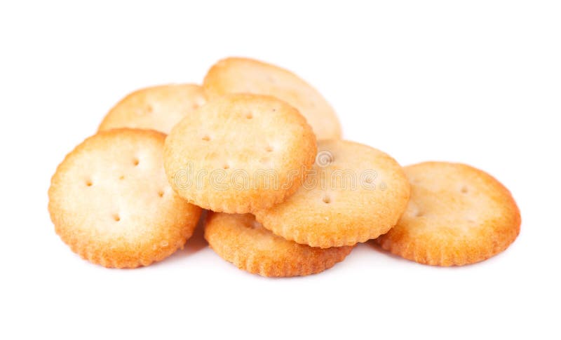 The Big Stack of Round Sweet Cookie`s Stock Photo - Image of crisp ...